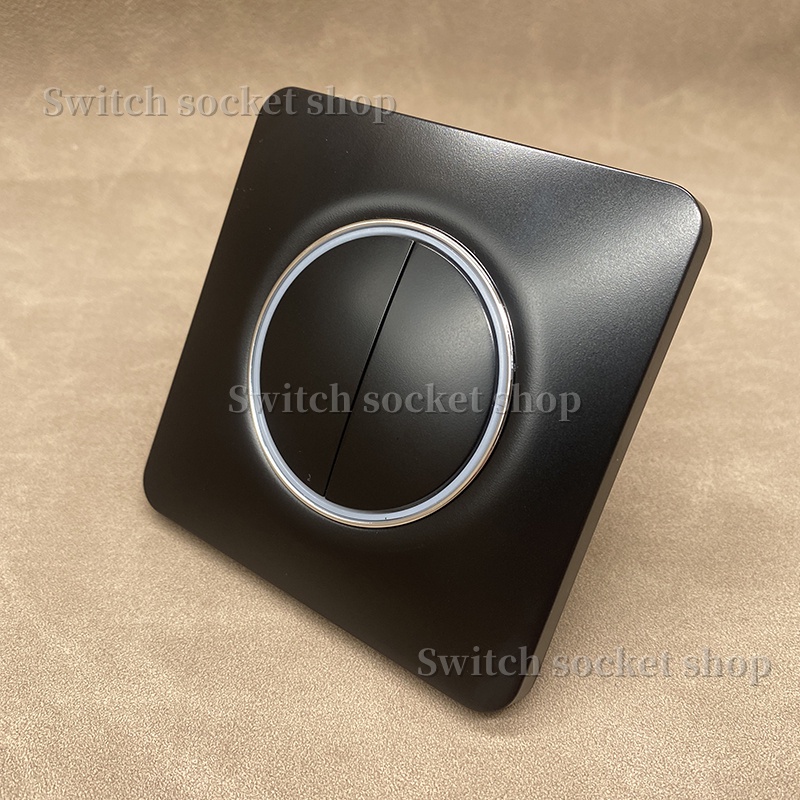 Type 86 1 2 3 4 Gang 3 way switch button wall light switch luxury PC ...