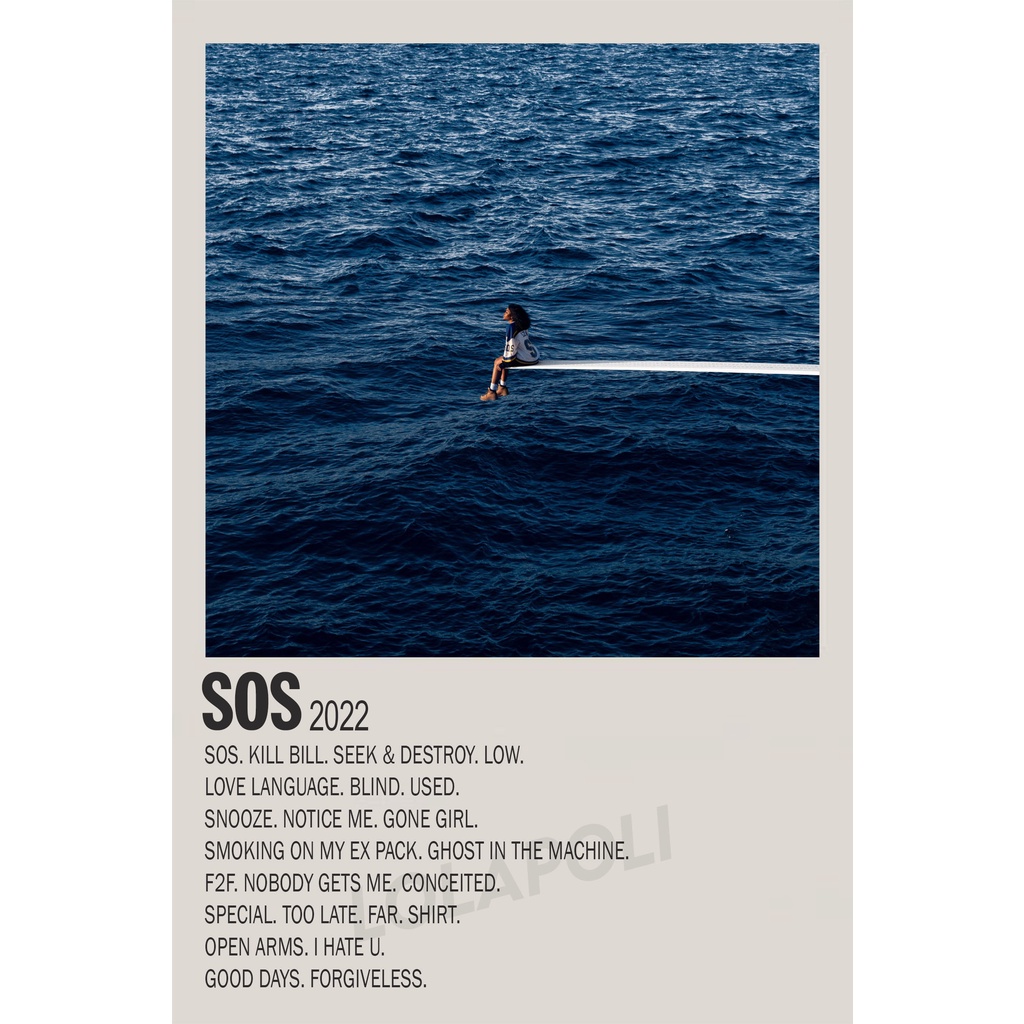 Sos Album Cover Poster - SZA | Shopee Philippines