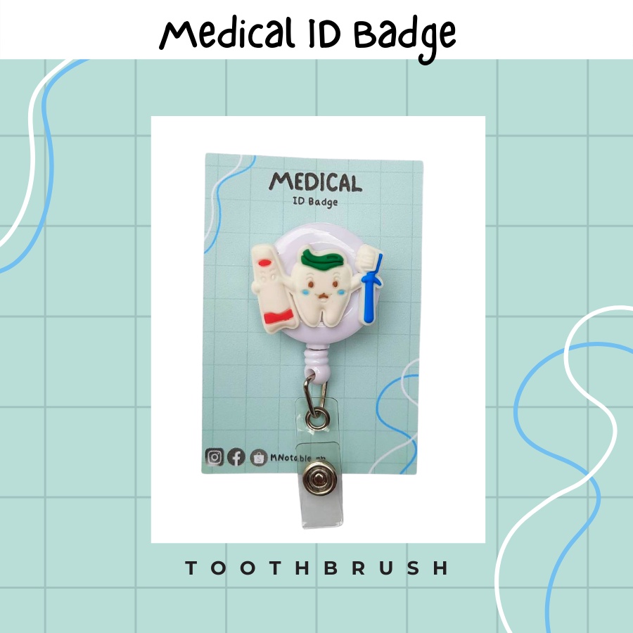 MNotable Medical ID Badge | Retractable ID Card Clips ID Clips | DTI ...