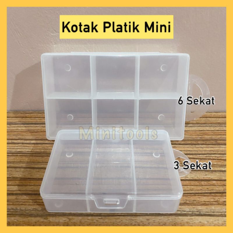 3-separated Plastic Box / Mini 6-Separated Plastic Box / Medicine Box ...