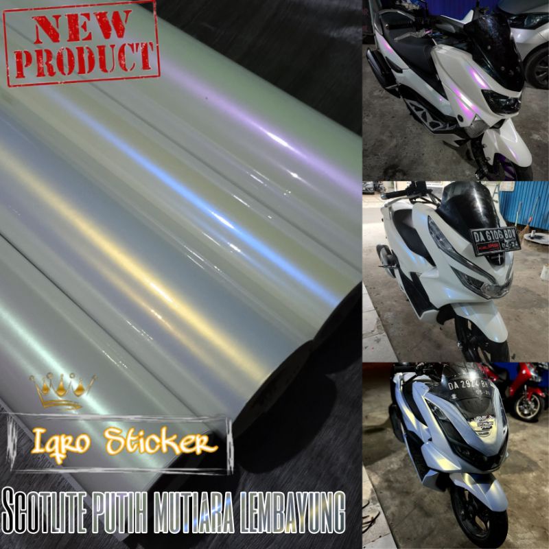 PUTIH Sticker te White PearlTe White Pearl Motorcycle White Pearl ...