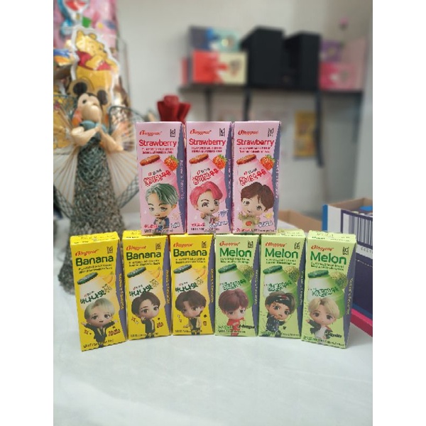 BTS Tiny Tan - Binggrae Flavored Milk Drink | Shopee Philippines