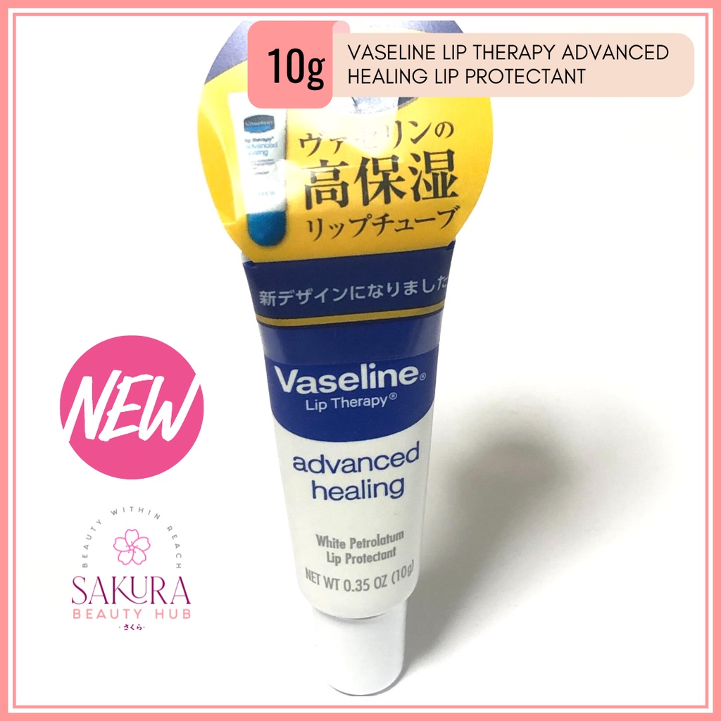 Vaseline® Lip Therapy® Advanced Healing Tube 0.35oz(10g) | Shopee ...