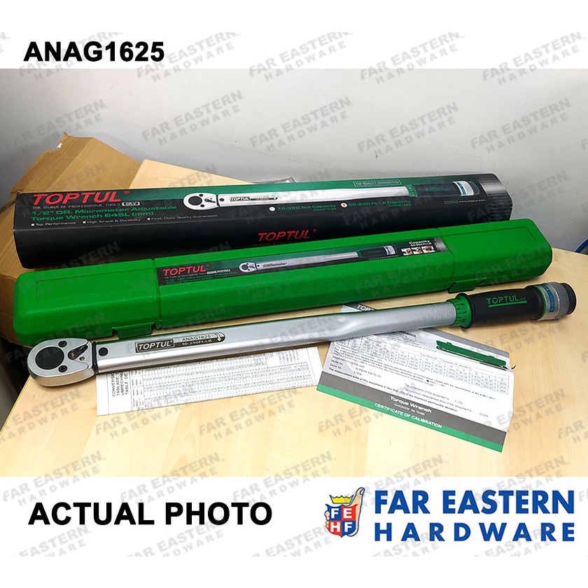 TOPTUL Torque Wrench 1/2" Drive Click Type Micrometer Adjustment Made ...