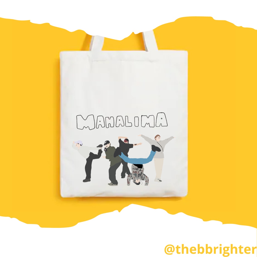 SB19 MAHALIMA illustration inspired Canvas Tote Bag | Shopee Philippines