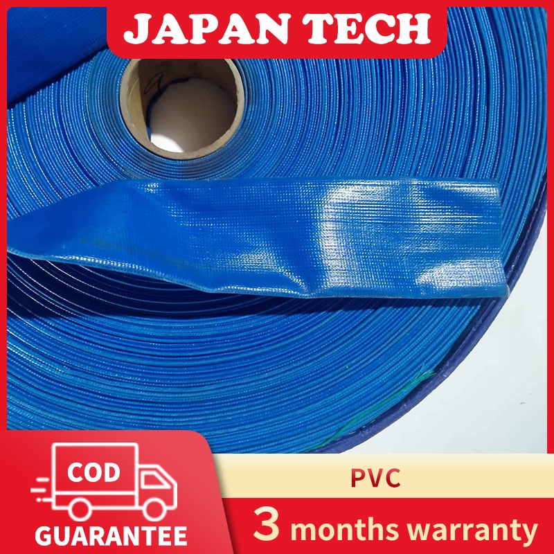 100 Meter 2” 3” 4” Duct Flat Blue Hose Discharge Submersible Water Pump ...
