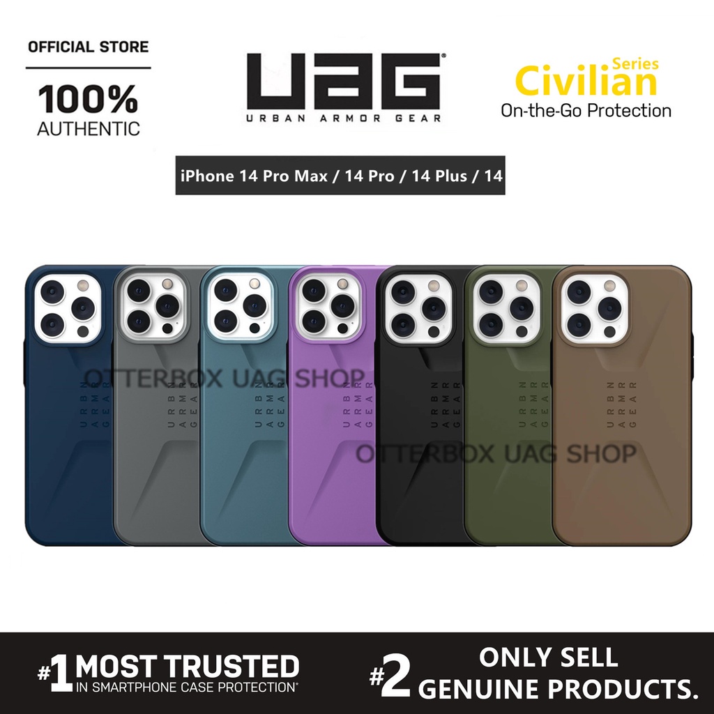UAG iPhone 14 Pro Max / 14 Pro / 14 Plus / 14 Case Cover Civilian with ...