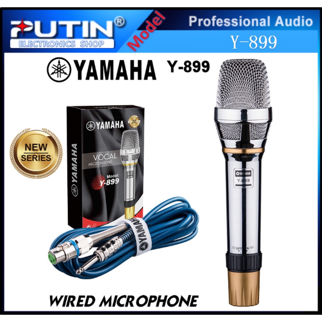 The YAMAHA Y-899 Professional Hi-Fi Wired Microphone Y899 Hi-Fi Wired ...