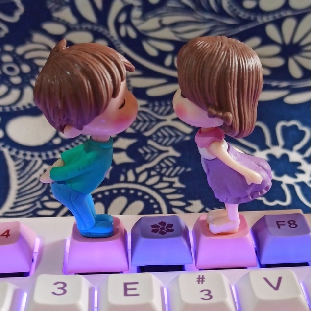 Handmade Keycap Cute Mechanical Keyboard Couple | Shopee Philippines