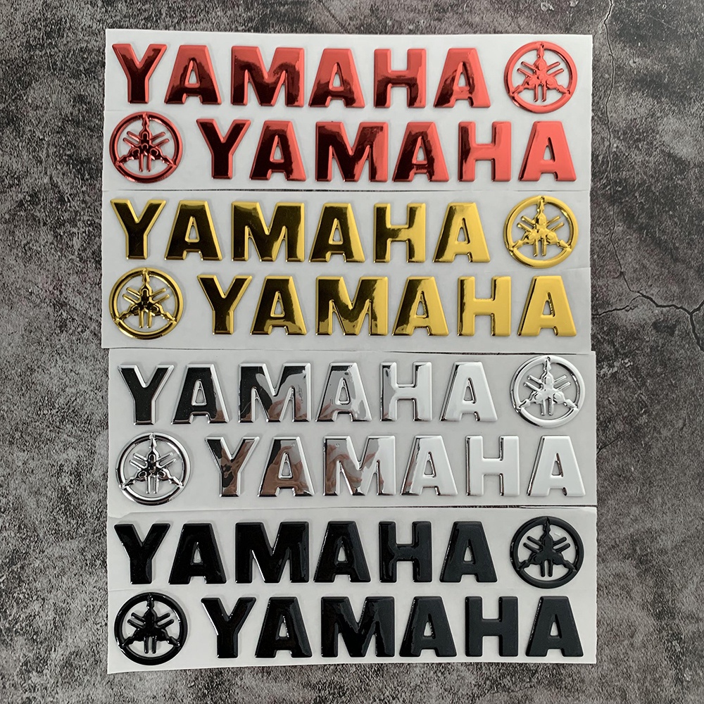 Motorcycle 3D ADESIVI Emblem Decal & Sticker YAMAHA Logo | Shopee ...