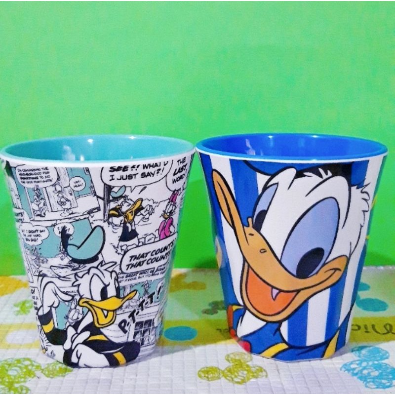 Donald Duck Melamine Drinking Glass DISNEY | Shopee Philippines