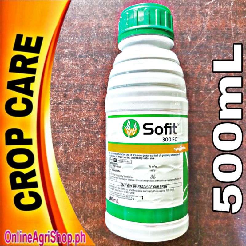 SOFIT 300 EC (500mL) PRE-EMERGENT FOR RICE BY SYNGENTA | Shopee Philippines