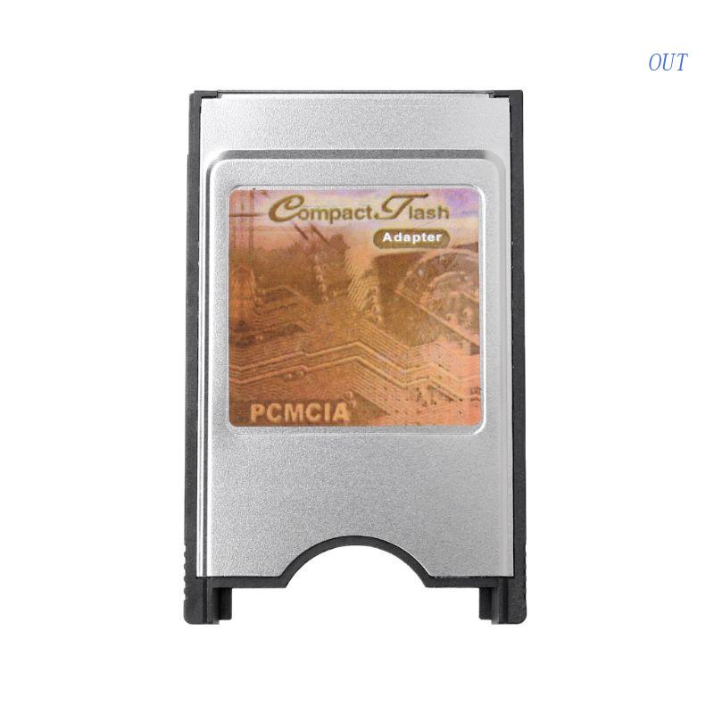 OUT Compact Flash CF to PC Card PCMCIA Adapter Cards Reader for Laptop ...