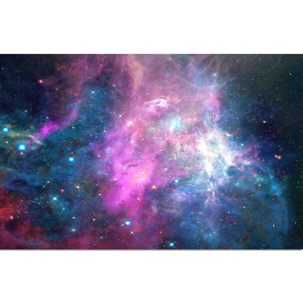 Galaxy Stars Print Painting Nebula Cloud Poster Starry Sky Canvas ...