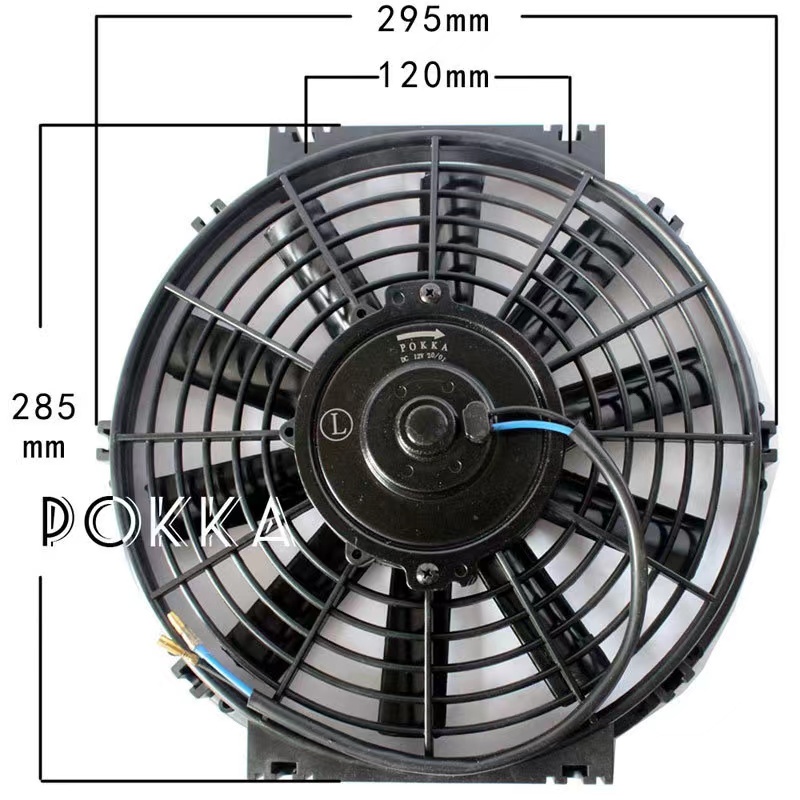Car Air Conditioner Fan High-Speed Condenser Cooling 12v24v 33.3cm ...