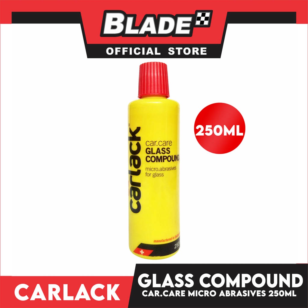 Carlack Glass Compound Micro-abrasives for glass 250mL Car Care ...
