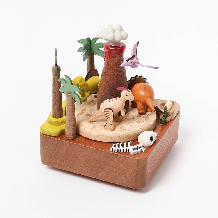 Wooderful Life Dinosaurs & Volcano Music Box | Shopee Philippines