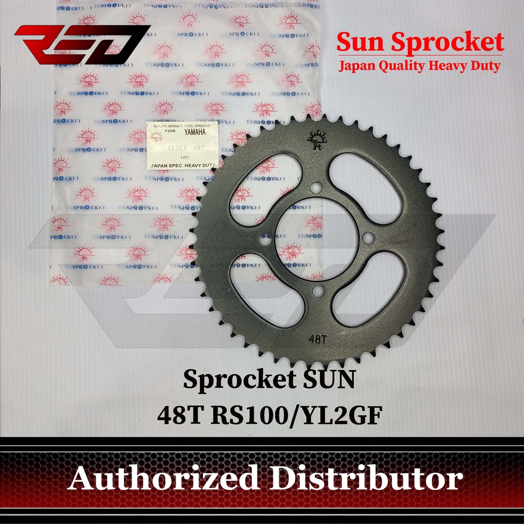 Sun Sprocket 32T/34T/36T/38T/39T/40T TMX / HD3 / Wind / Barako / Shogun ...
