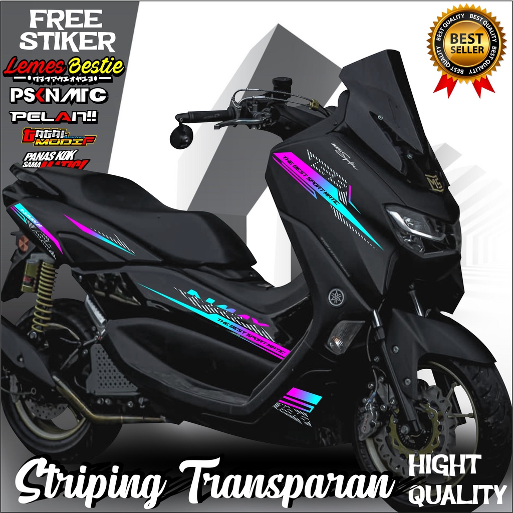 Transparent STRIPING N MAX NEW 155 NEW N MAX STICKERS COLOR VARIANTS ...