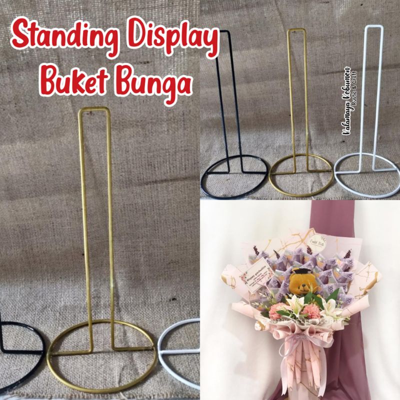 Display Bouquet Standing Bouquet Skewer Bucket Rack Artificial Flower ...