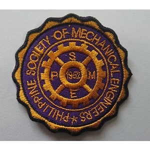 EMBROIDERED PATCH FOR PHILIPPINE MECHANICAL ENGINEERS SIZE: 2.5 INCHES ...