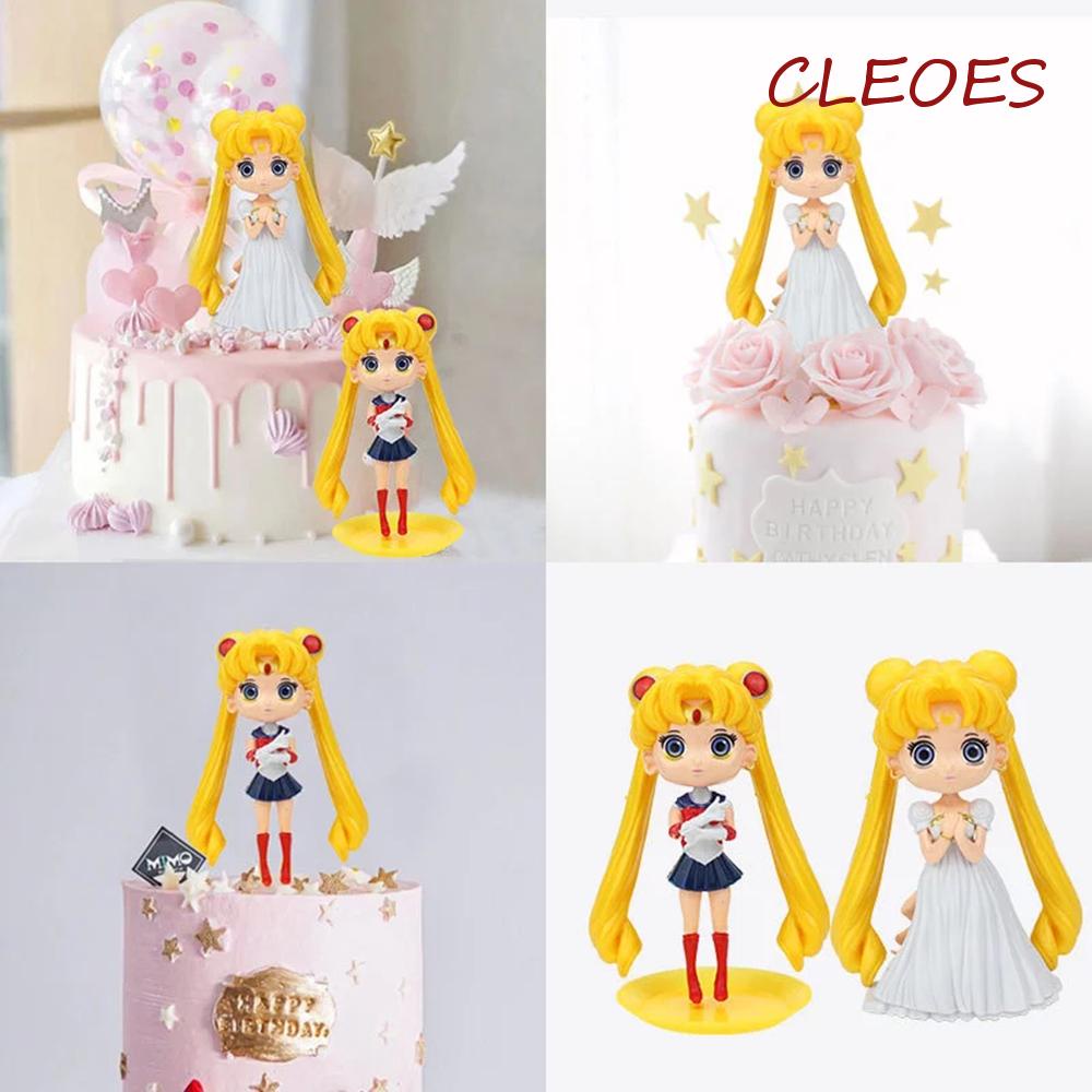 CLEOES Cake Decoration Ornaments Cute Cartoon Toys Dolls Pretty Soldier ...