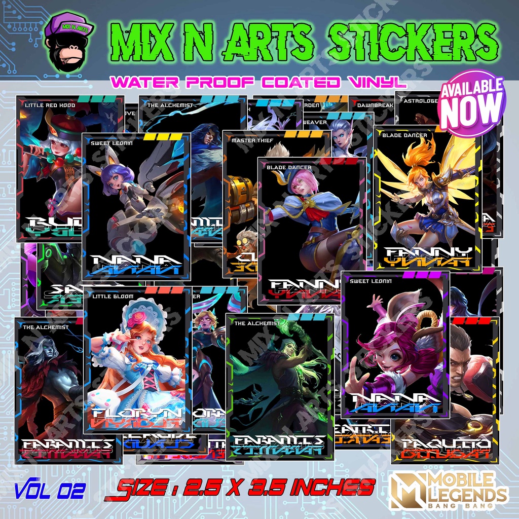 Mobile Legends MOBA V2 Waterproof Vinyl Sticker for Motorcycle Tumbler ...