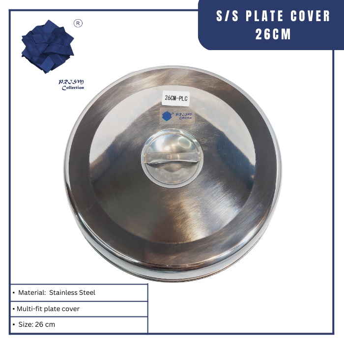 S/S Plate Cover 26cm Stainless Steel Food Cover Cloche Plate Platter ...