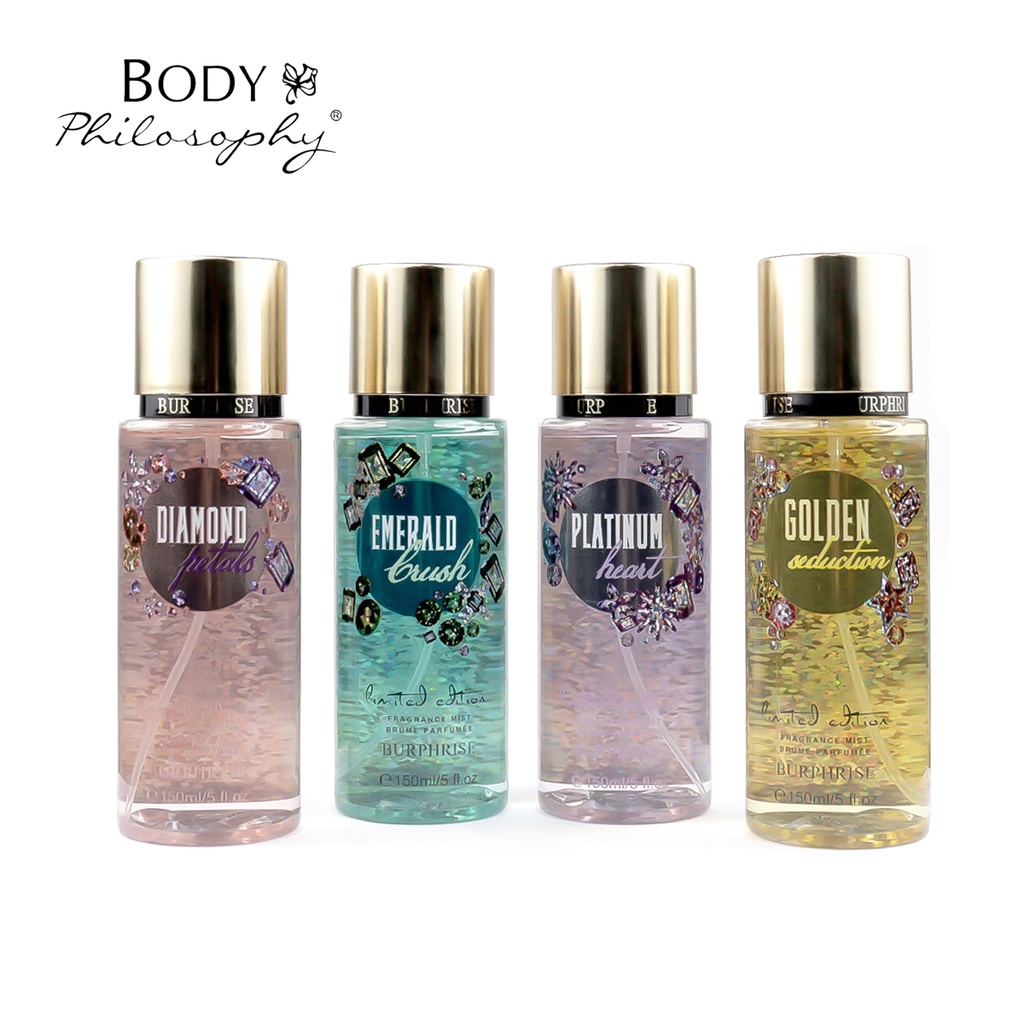 Body Philosophy Diamond Petals/Emerald Crush/Golden Seduction/Platinum ...