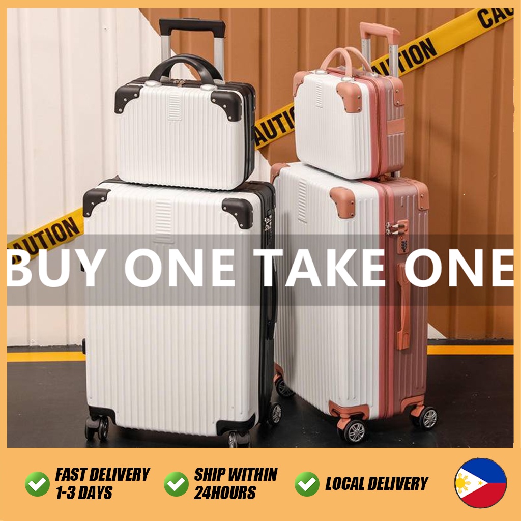 Buy 1 Take 1 Suitcase Luggage 20/24/28inch Boarding Trolley Case Anti ...
