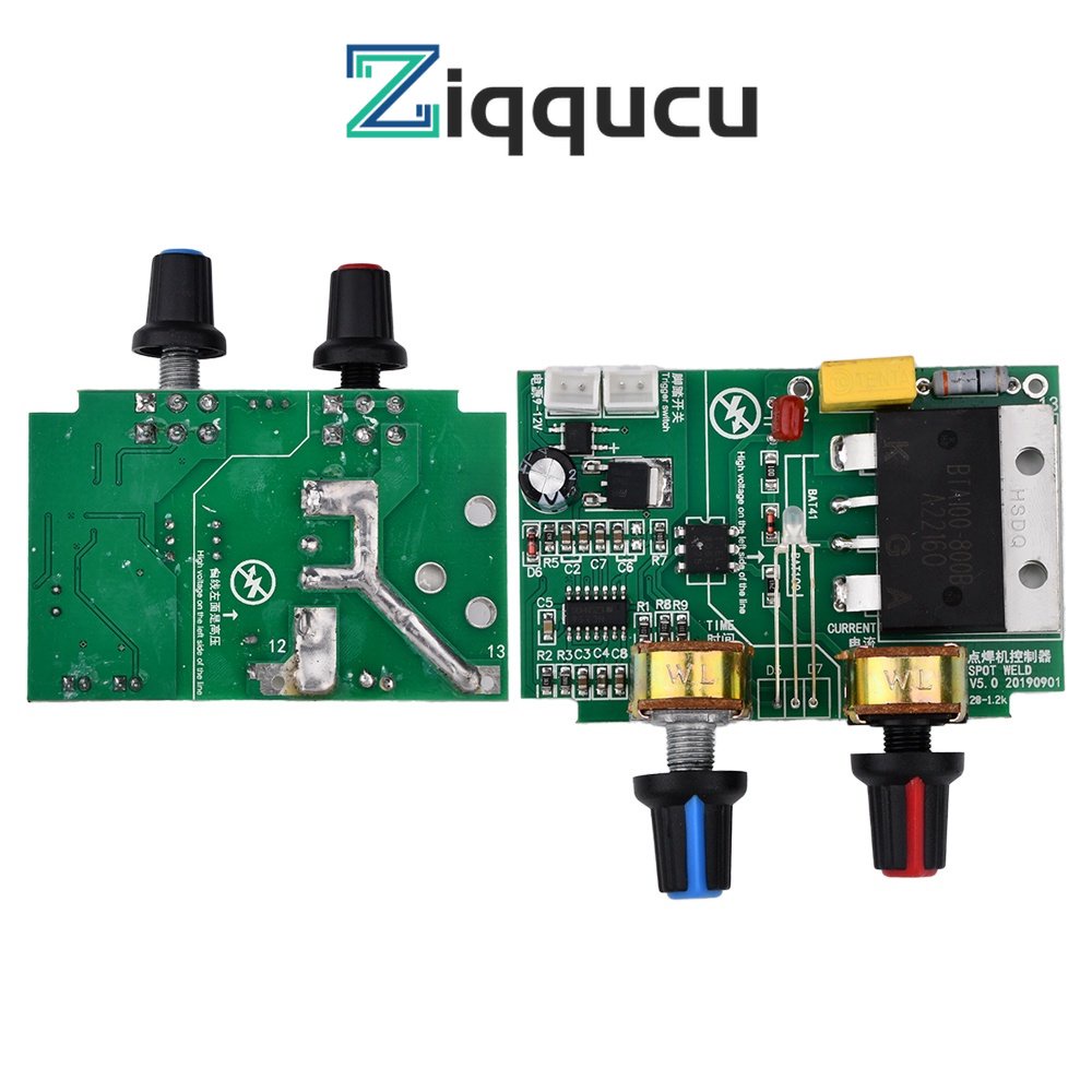 ZIQQUCU Spot Welder Control Board Lithium Battery DIY 18650/26650 ...