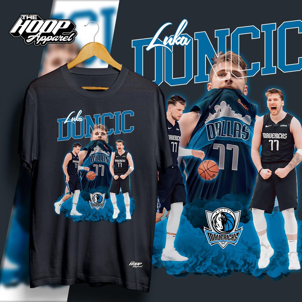 THE HOOP APPAREL LUKA DONCIC GRAPHIC COTTON TSHIRT FOR MEN AND WOMEN ...