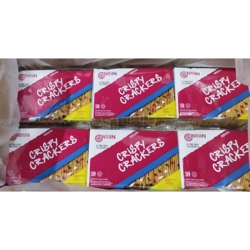 Nissin, crispy, cracker, 250gr (must, read, description, it) | Shopee ...
