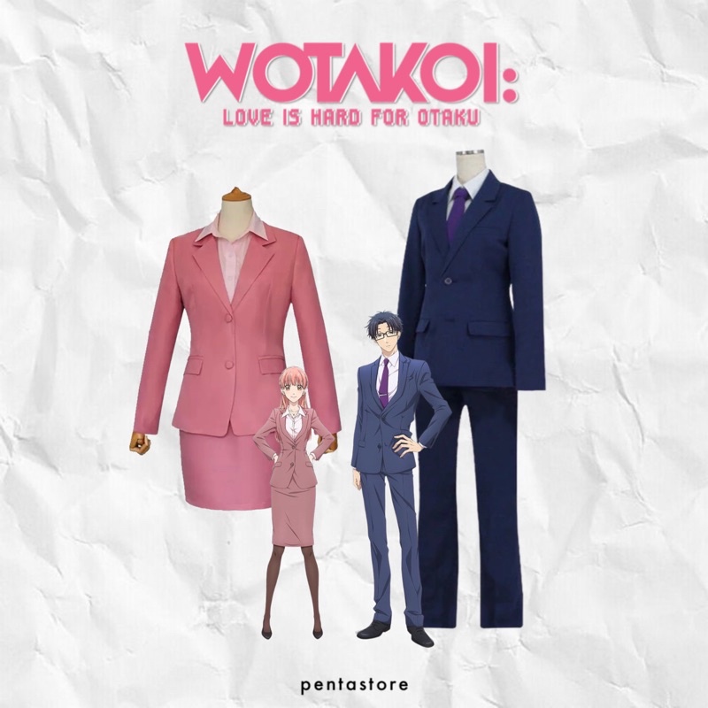 Wotakoi: Love is Hard For Otaku Costume Cosplay ⋆ Hirotaka Narumi Anime ...