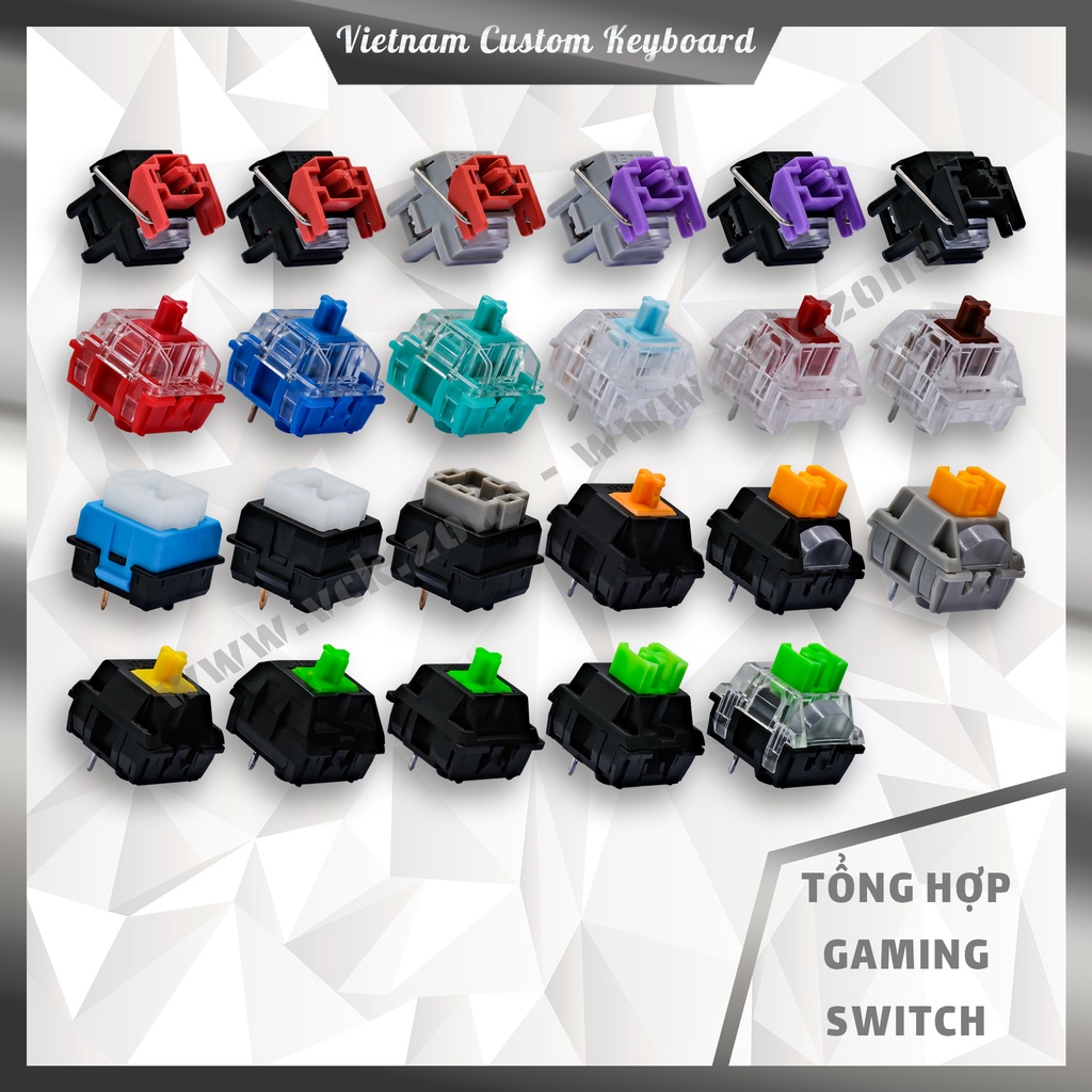 Gaming Switch | Rog Razer HyperX Logitech Romer-G | Ttc Gateron Akko ...