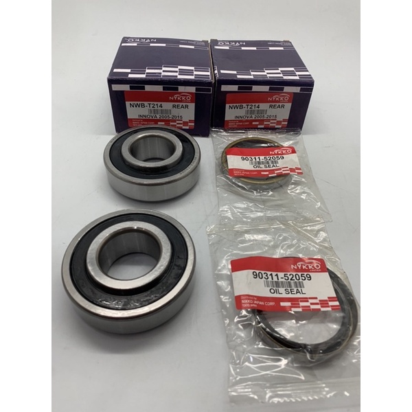 Innova 2005-2015 Rear Axle Bearing with Oil Seal Set NIKKO | Shopee ...