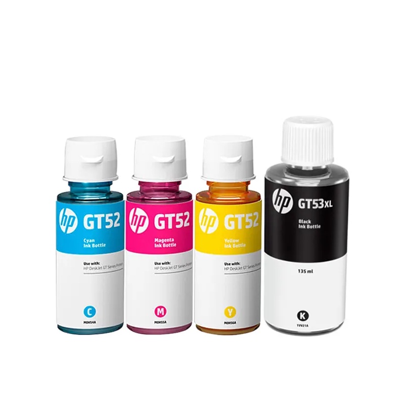 HP GT51 (Black) / GT52 (CMY) Original Ink Bottle for HP GT 5810/5820 ...