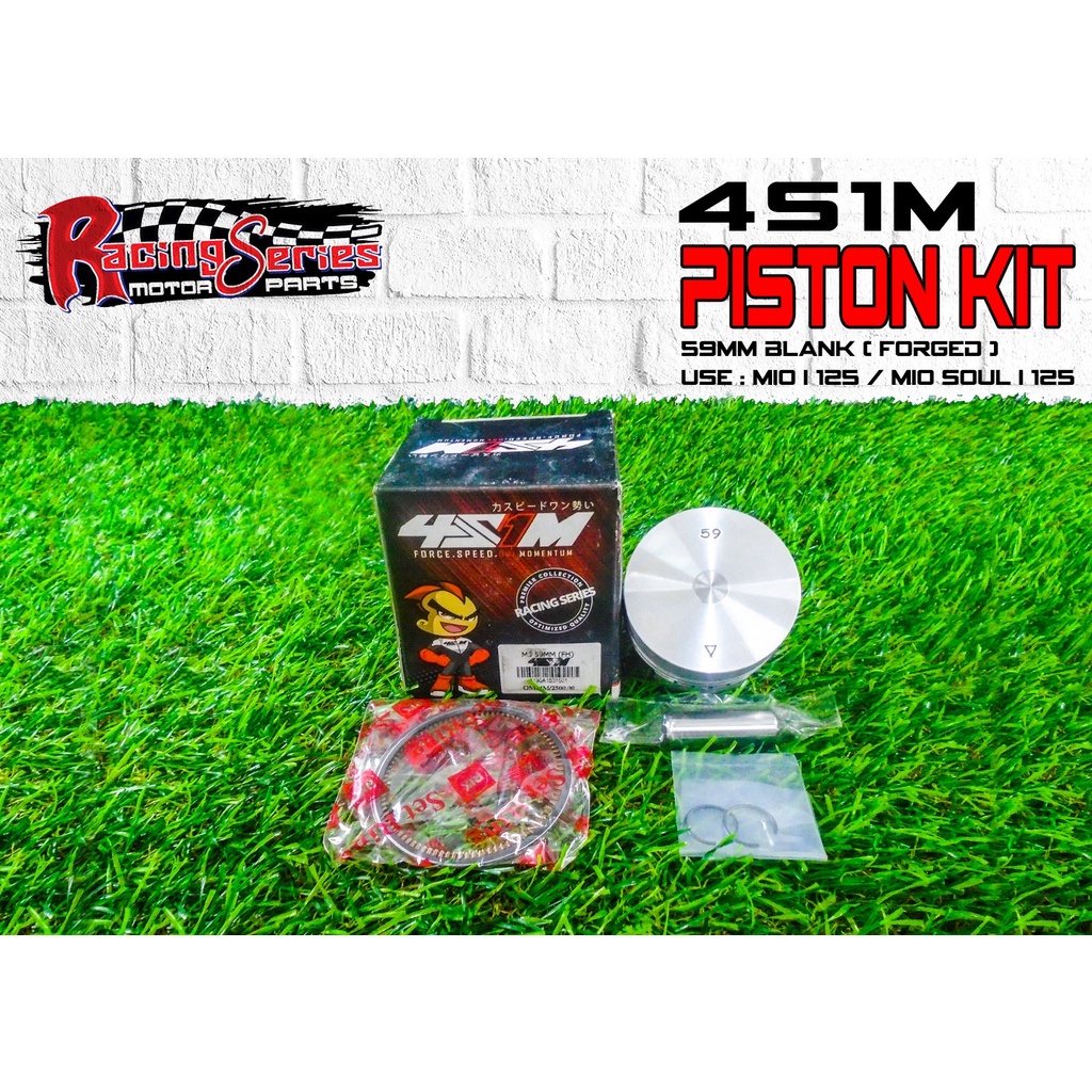 4S1M piston kit mio i 125 mio soul i 125 59MM blank (forged) | Shopee ...
