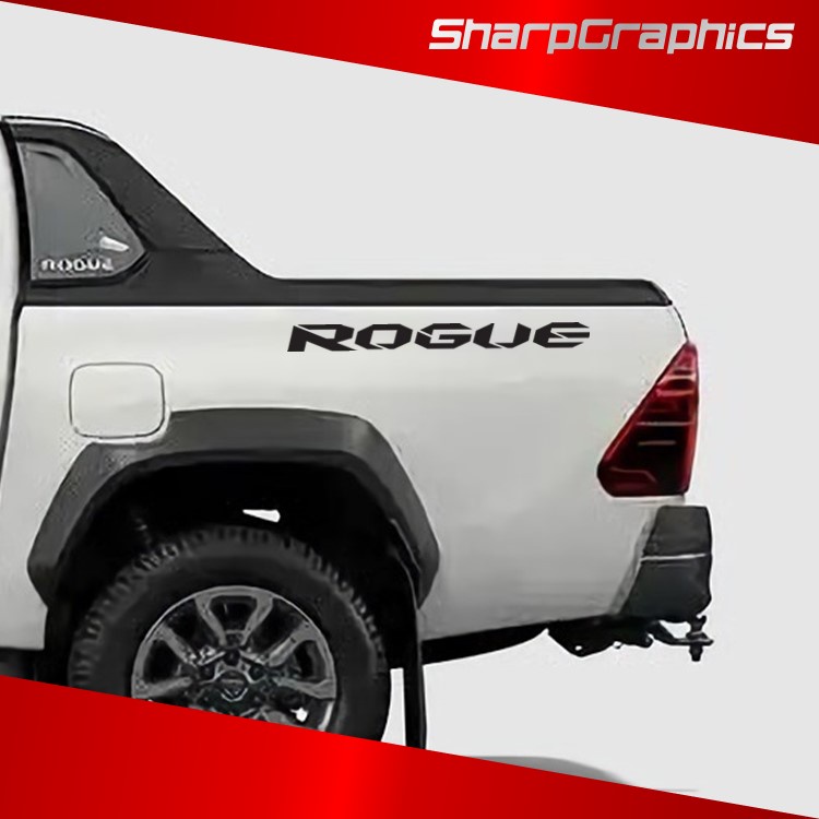 Toyota Hilux Conquest Rogue Rear Side Sticker Decal | Shopee Philippines