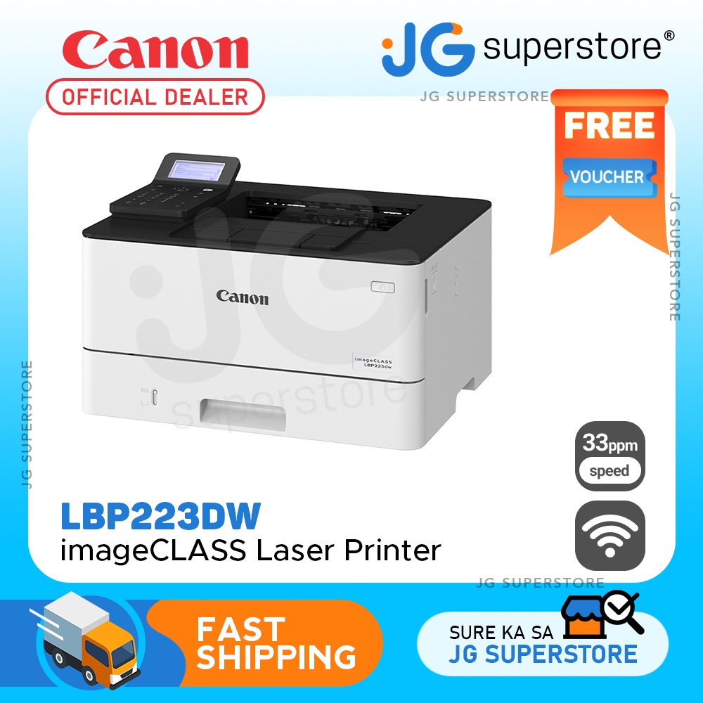 Canon imageCLASS LBP223DW Wireless Monochrome Laser Printer with 600DPI ...