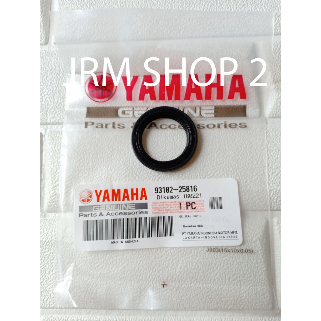 YAMAHA GENUINE Oil Seal Pulley Side M3/MIO i125 (93102-25816) | Shopee ...