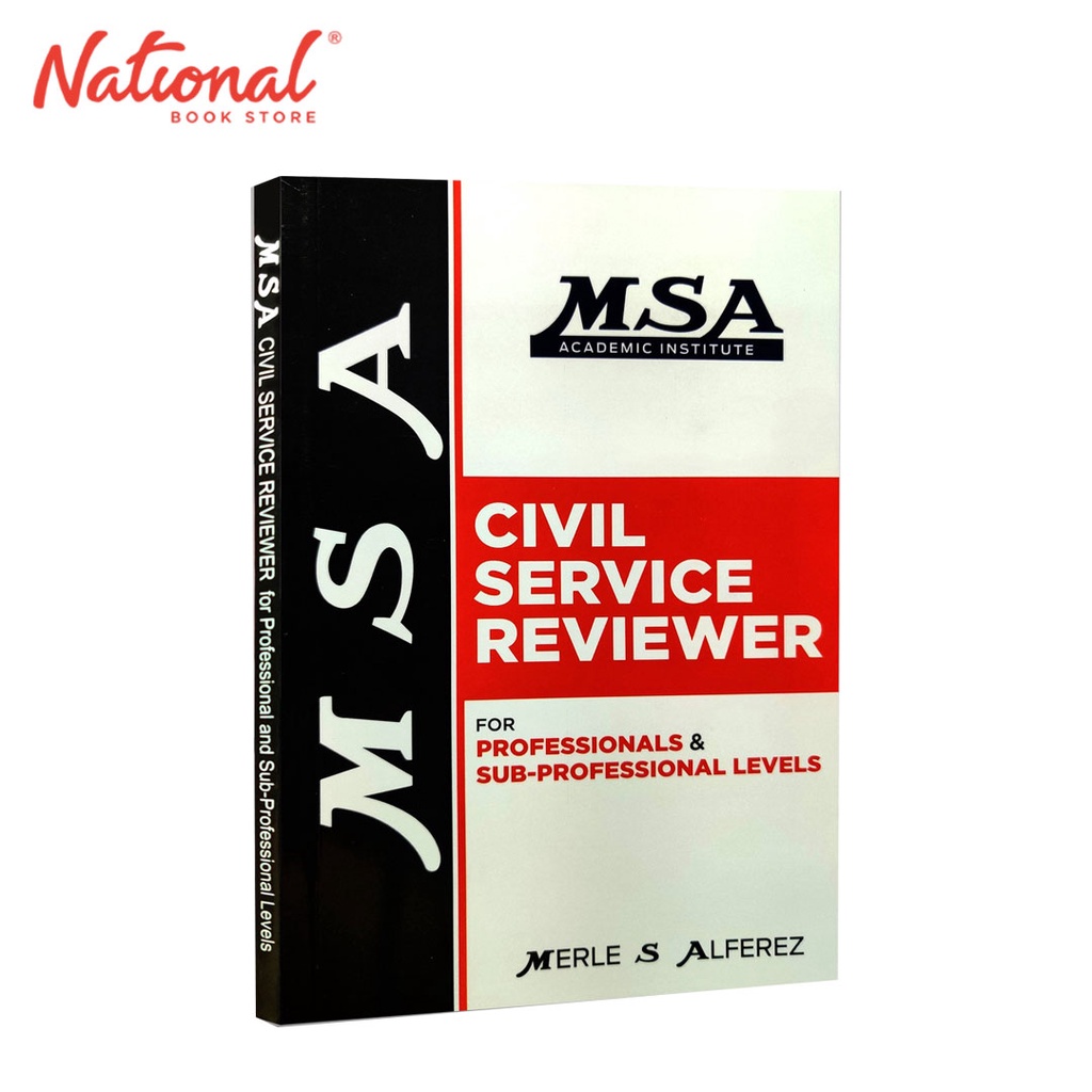 MSA Civil Service Reviewer for Professional & Sub-Professional Level by ...