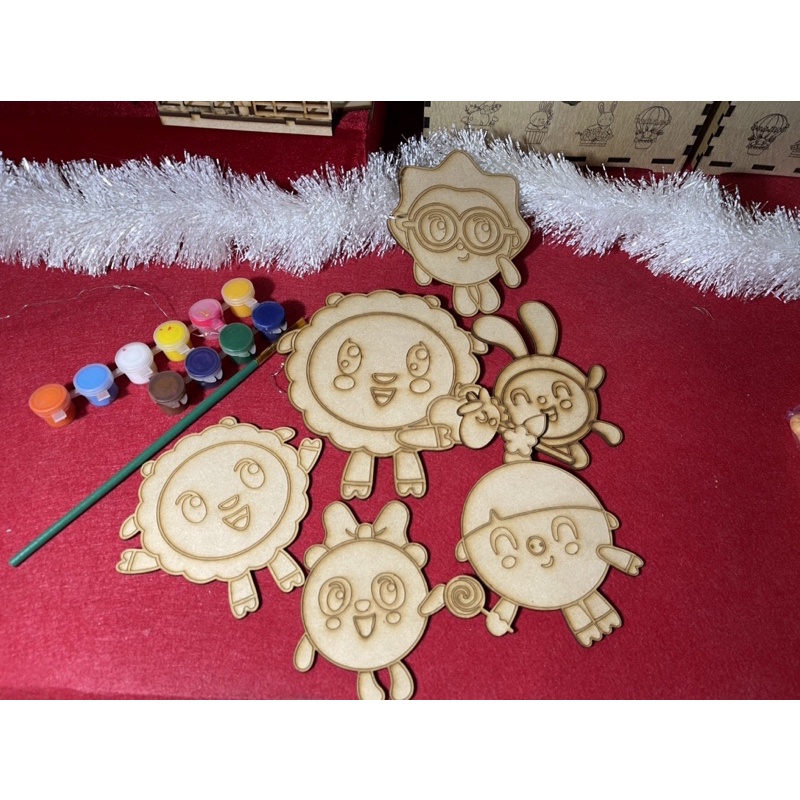 Product SET OF 6 CARTOON CHARACTERS | Shopee Philippines