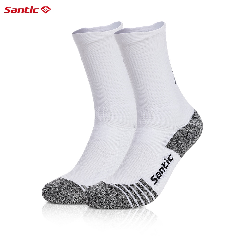 Santic Men Cycling Socks Breathable Anti-sweat Sports Socks Running MTB ...