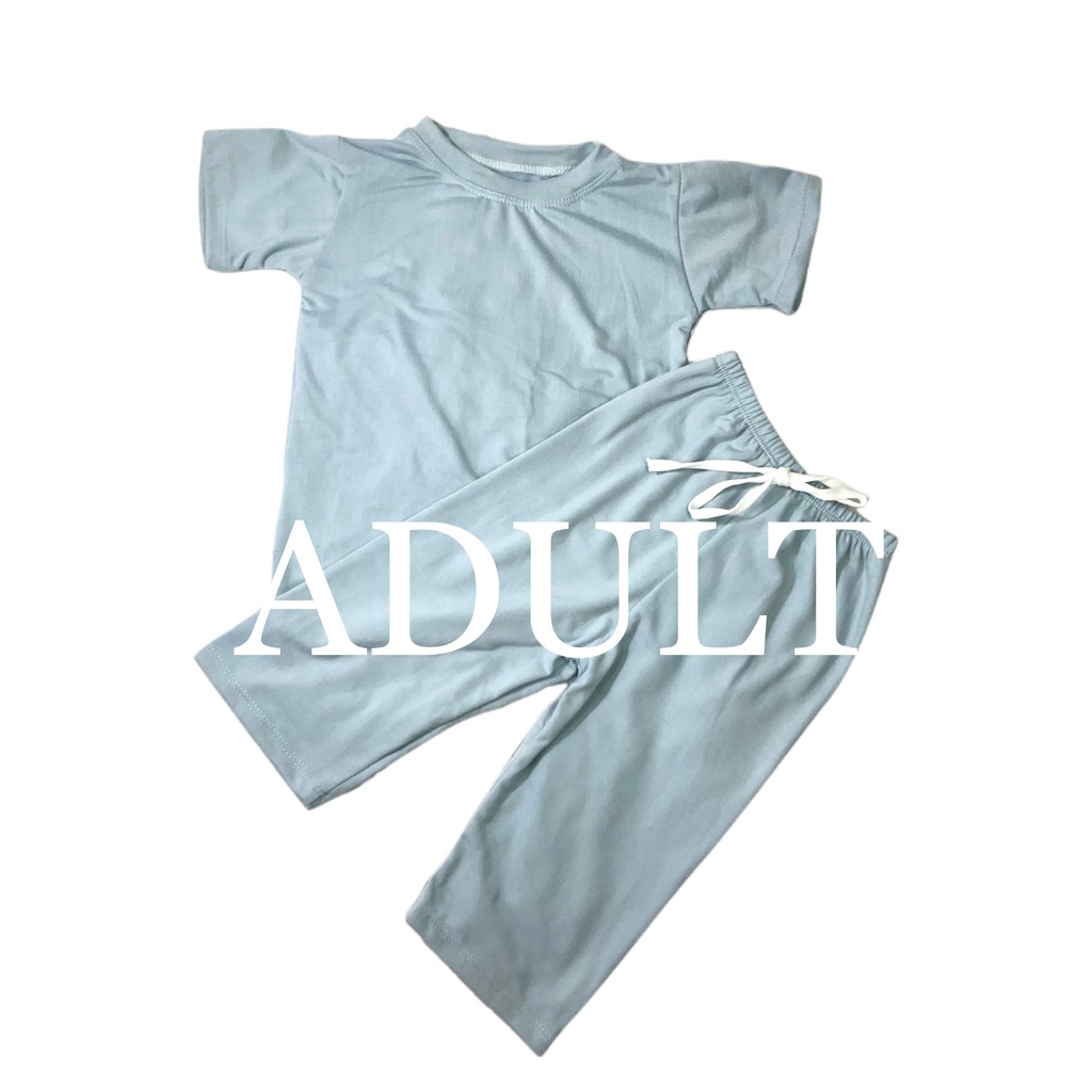 Plain Adult Terno Pajama family in neutral, pastel / Christmas New Year ...