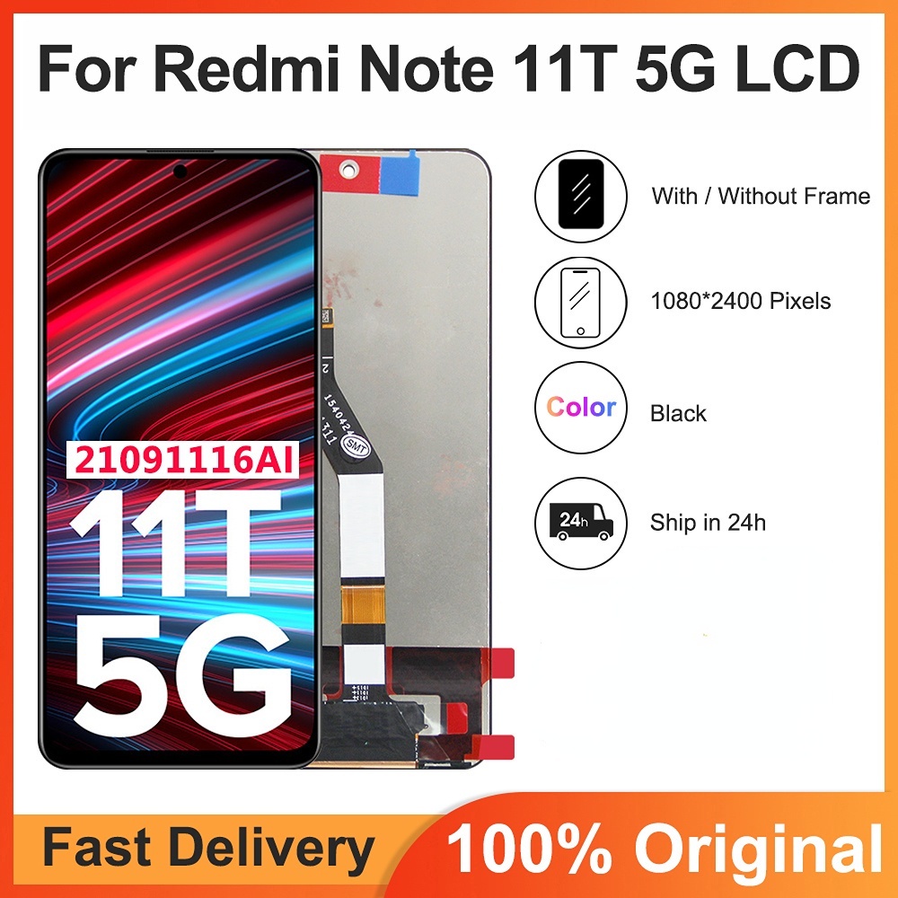 6.6'' Original LCD for Xiaomi Redmi Note 11T 5G 2201117SG LCD Display ...
