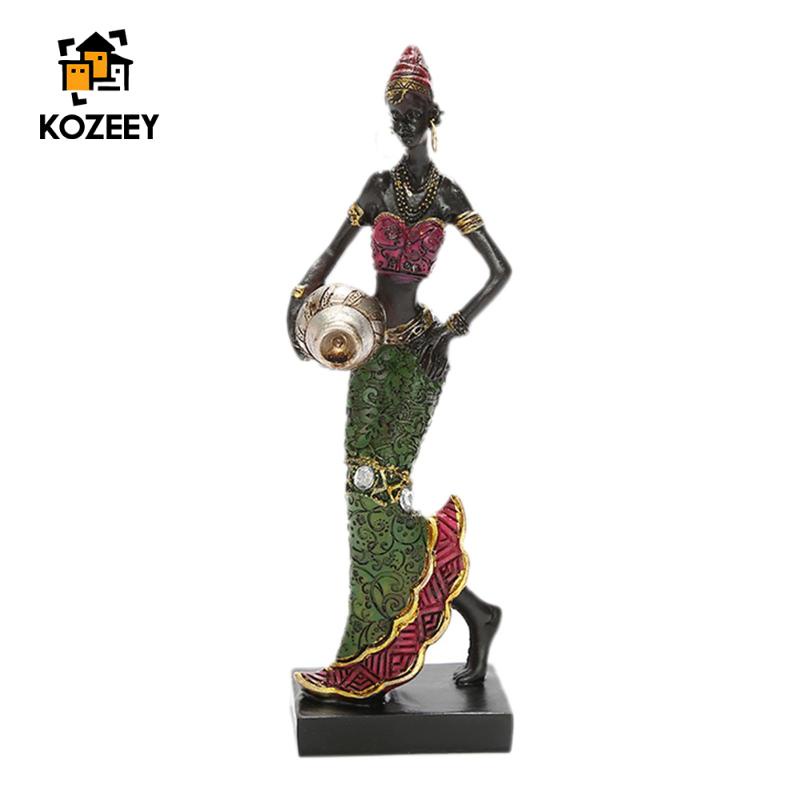[meteor] African Statues and Sculptures Home Cabinet Decoration Resin ...