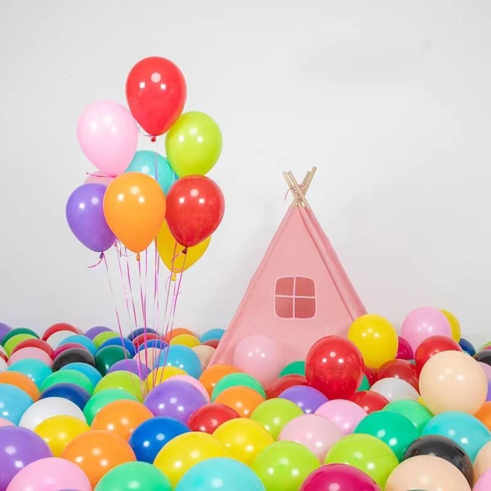 20pcs Matte Balloons Set Baby Show Birthday Diy Christening Wedding ...