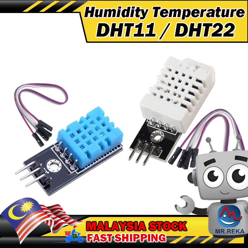 ️ DHT11 DHT22 High Accuracy Temperature & Humidity Sensor | Shopee ...