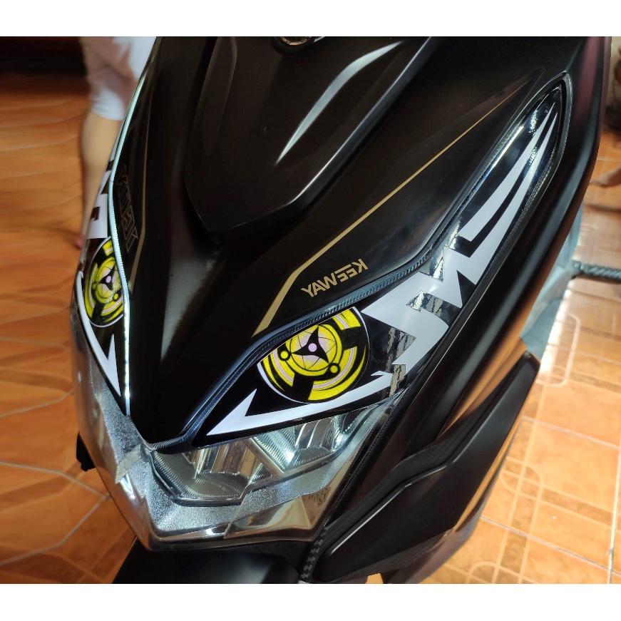 Winker For Keeway Icon 110 Yellow Sharingan Eyes Design | Shopee ...